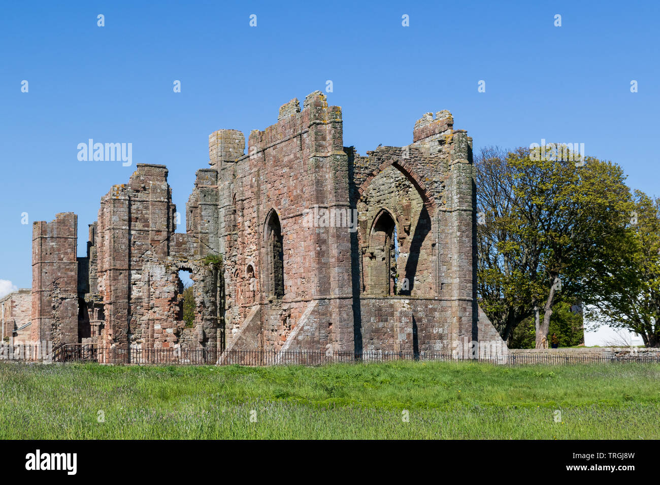 Lindisfarne priory on holy island in Northumberland, Holy Island is a ...