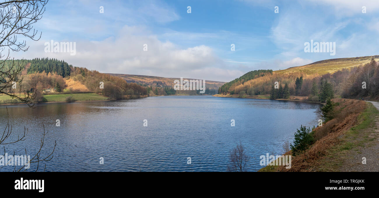 Landscape of upper derwent reservoir in derbyshire Stock Photo - Alamy