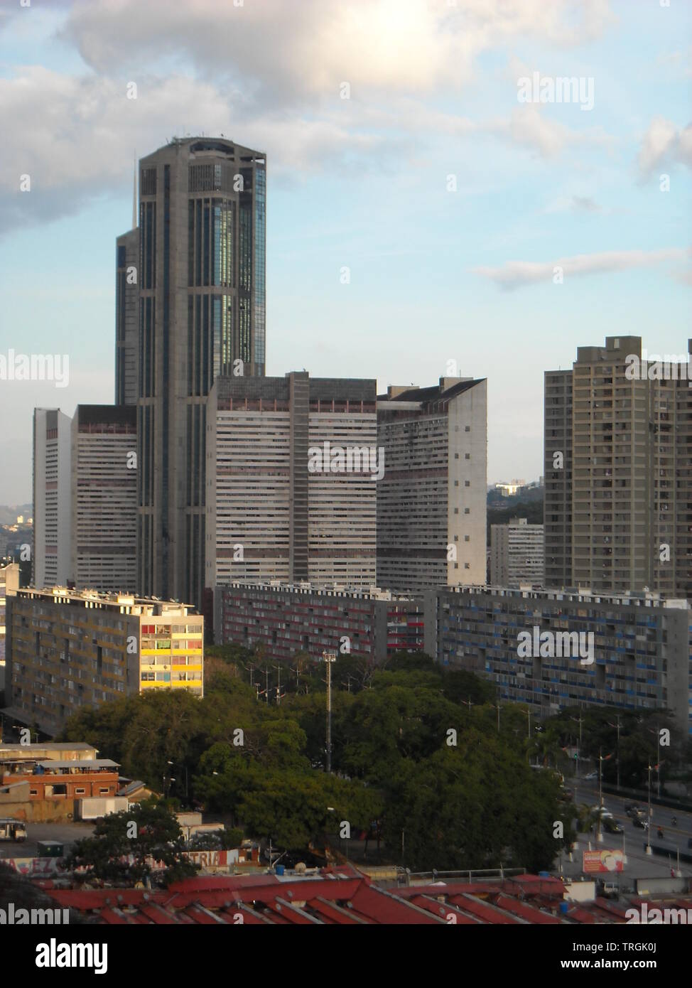 Caracas,Venezuela. View of the most famous skyscrapers of Caracas, the ...