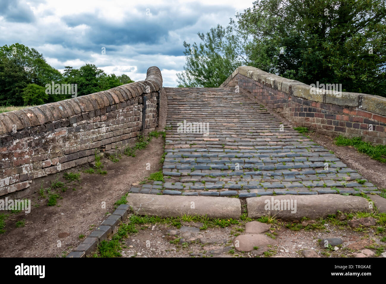 Roving or Turnover Bridge at Junction of Trent and Mersey and ...