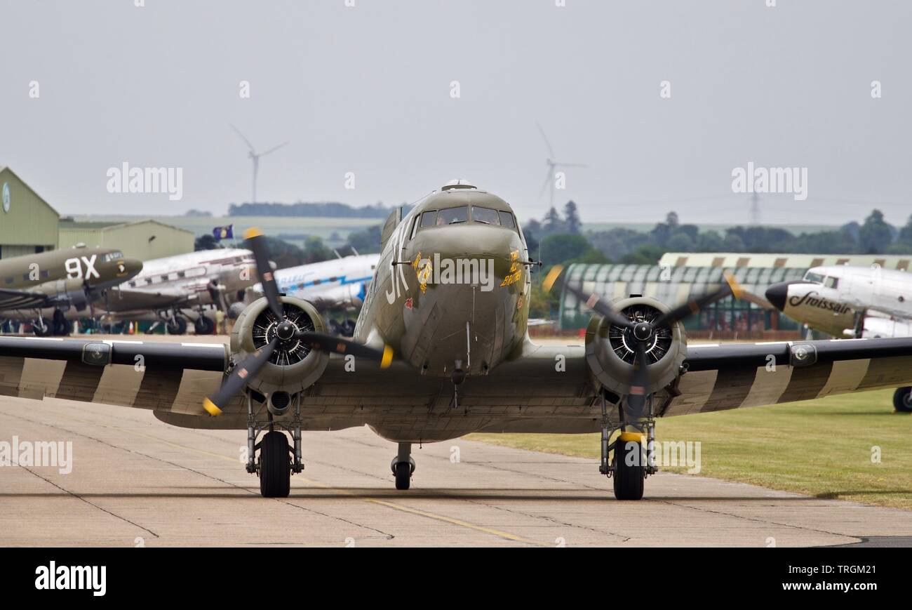 C-47 “That’s all Brother” at the 2019 Daks over Normandy Airshow at the ...