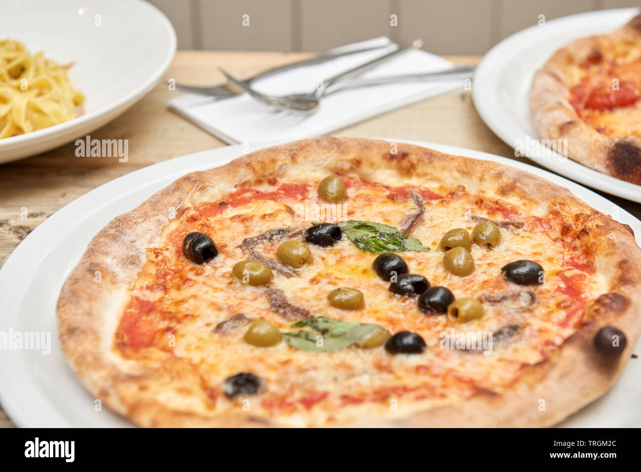 freshly cooked italian food Stock Photo - Alamy