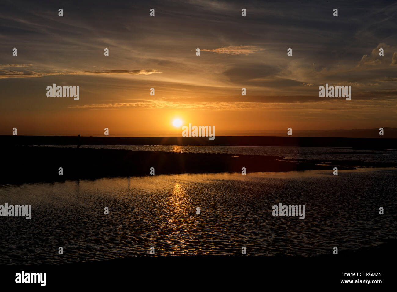 Atacama desert sunset hi-res stock photography and images - Alamy
