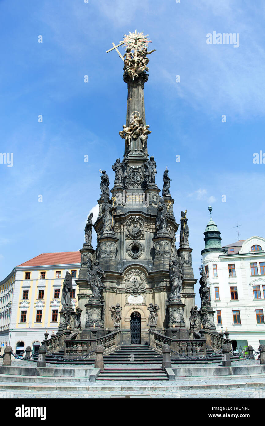 18th century Holy Trinity Column built entirely by local craftsmen to ...