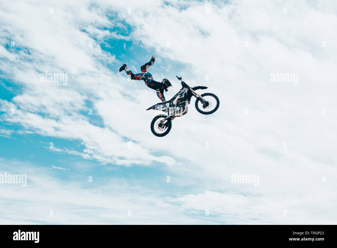 Backflip dirt bike hi-res stock photography and images - Alamy