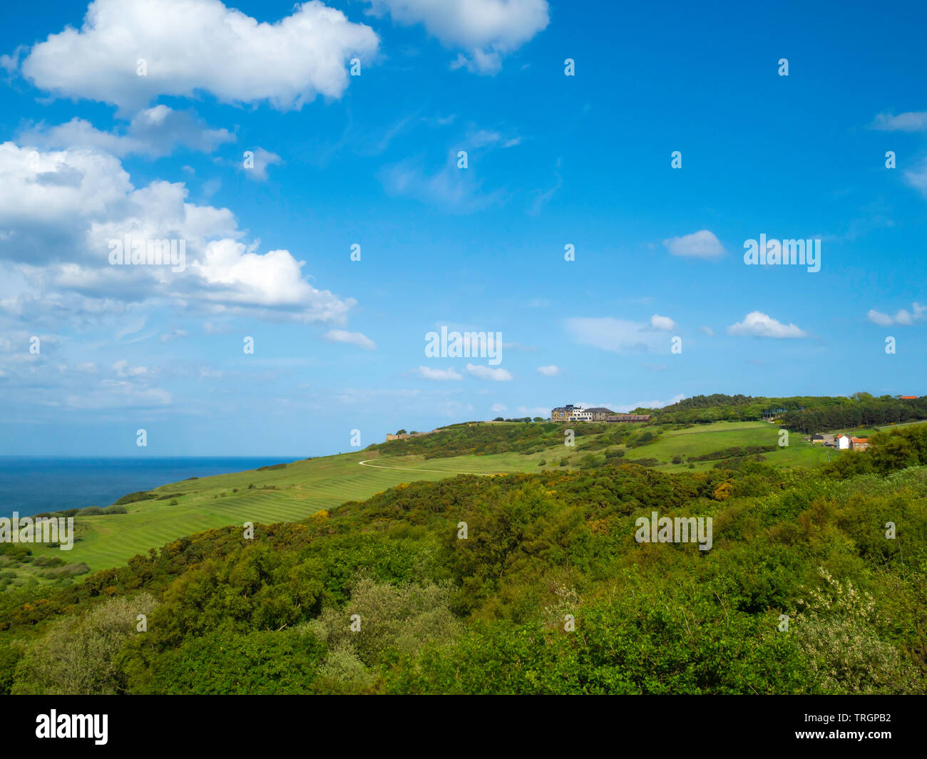 Raven hall hotel ravenscar yorkshire uk england hi-res stock ...