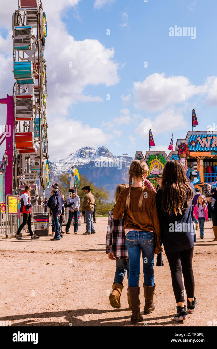 Carnival in the Desert Family Fun Stock Photo - Alamy