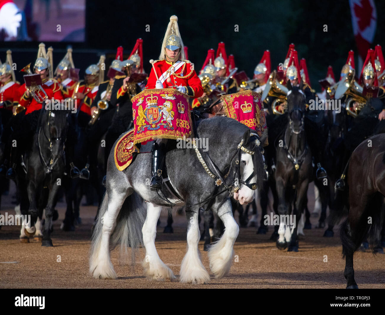 Horse Guards Parade, London, UK. 5th June 2019. The annual evening ...