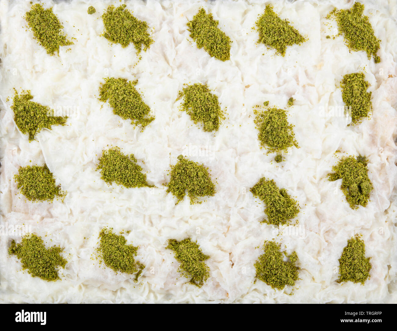 Turkish and Arabic Traditional Ramadan Dessert Gullac with grated ...