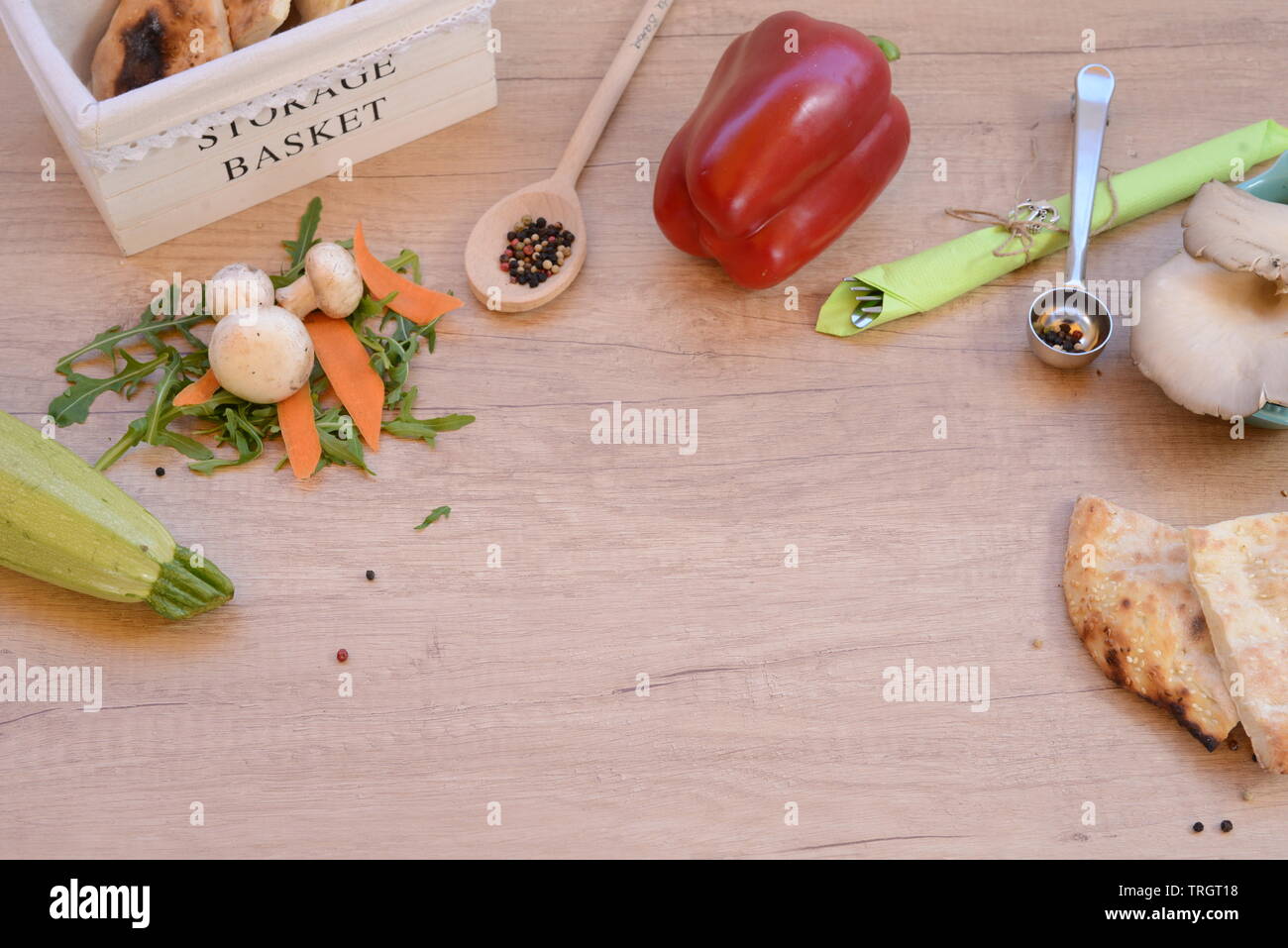 Preparing to cook at a restaurant Stock Photo - Alamy