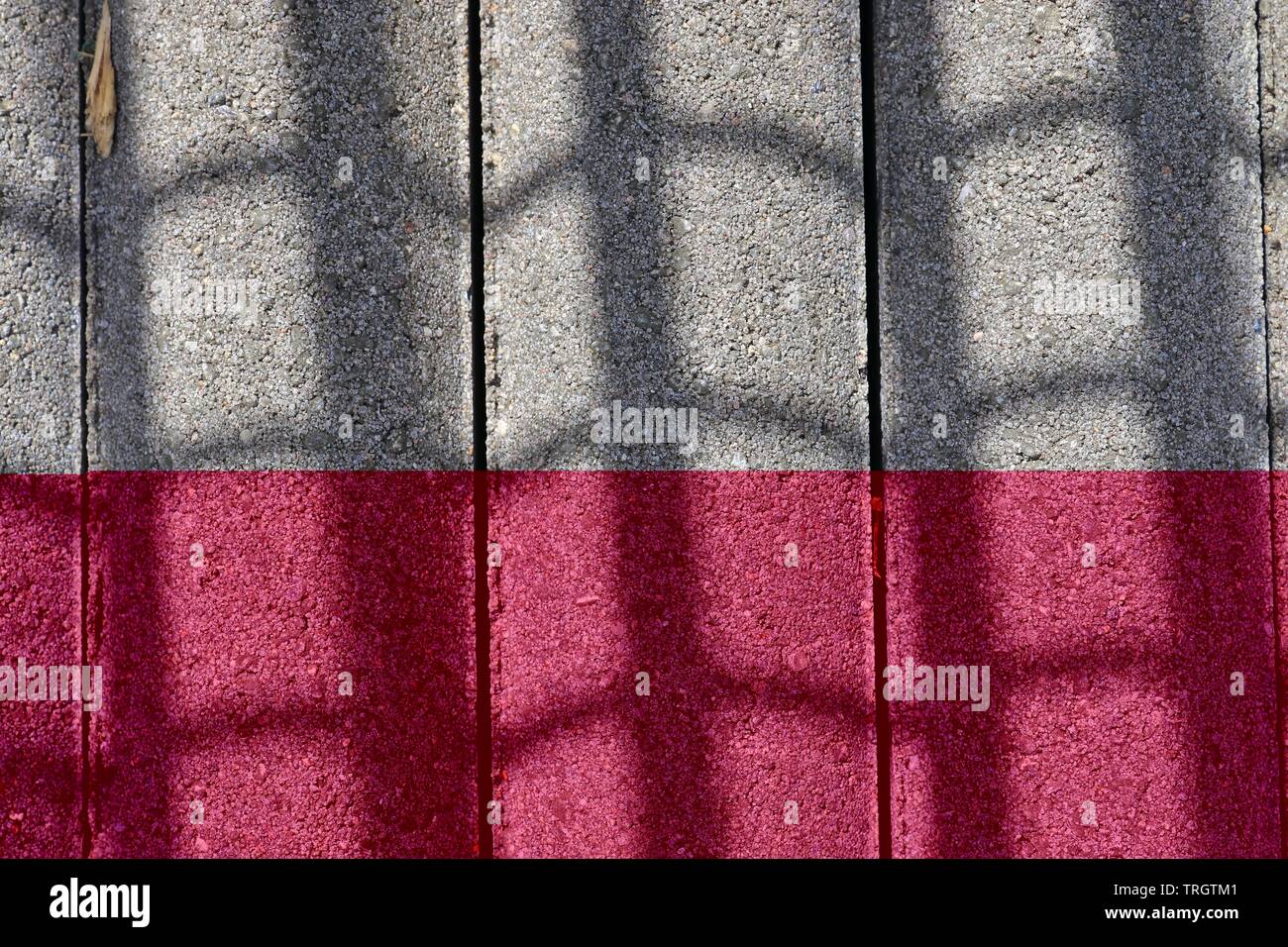 Close up view on different colorful pavement tiles in high resolution ...