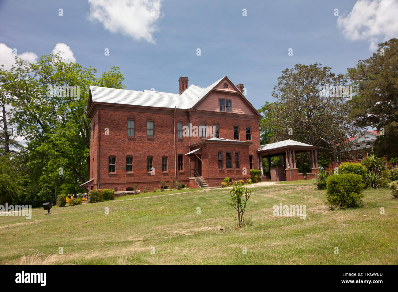 The Oaks, Booker T. Washington Home, red brick three story Queen Anne ...