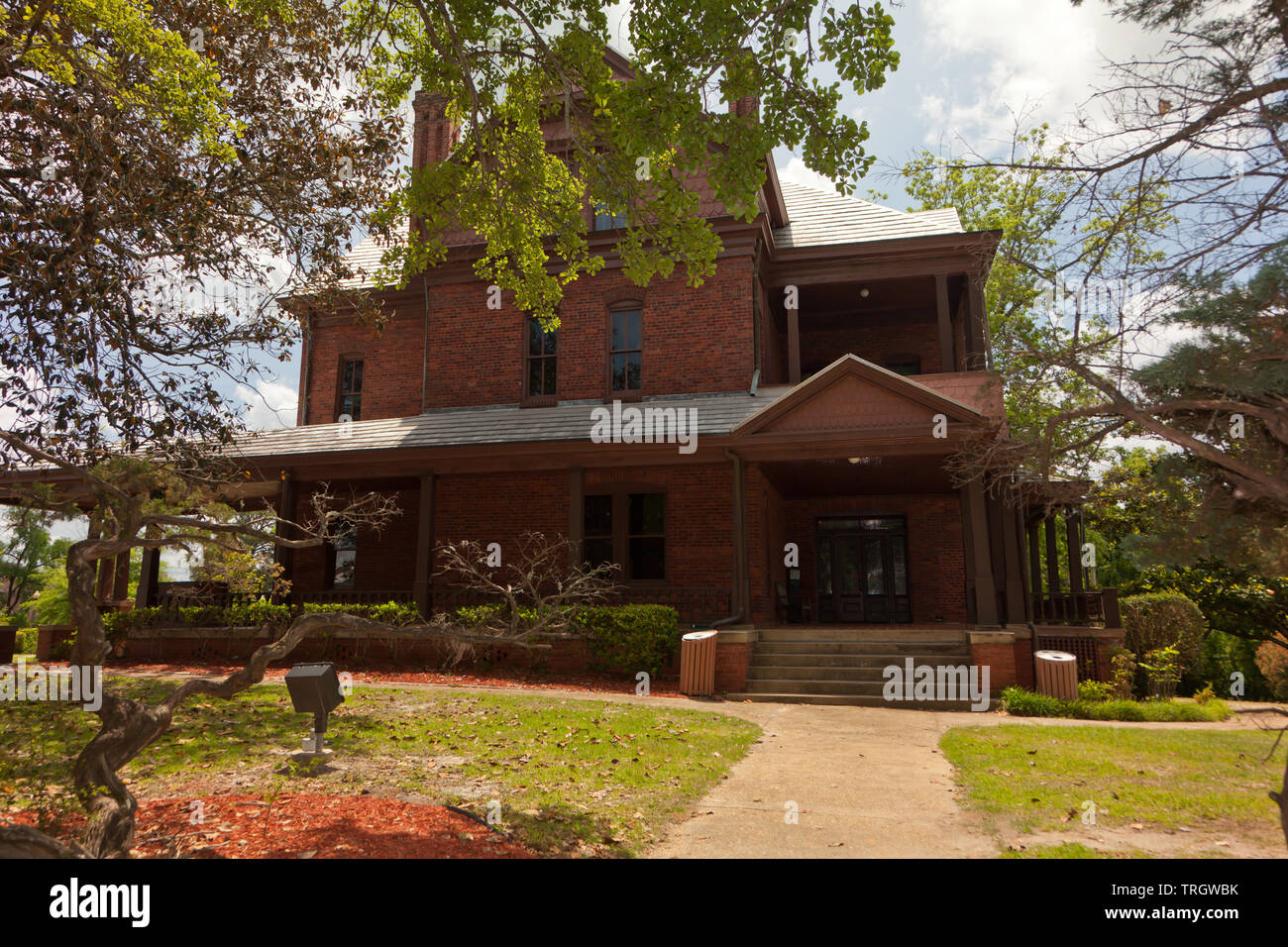 The Oaks, Booker T. Washington Home, red brick three story Queen Anne ...