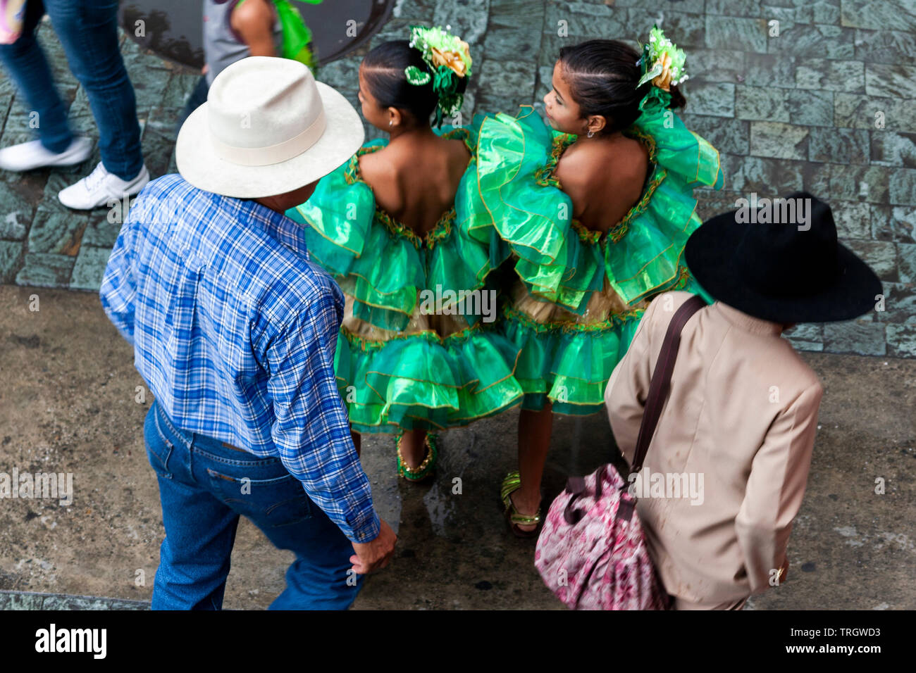 Caracas,Venezuela. People walking through the streets of the Colonial ...