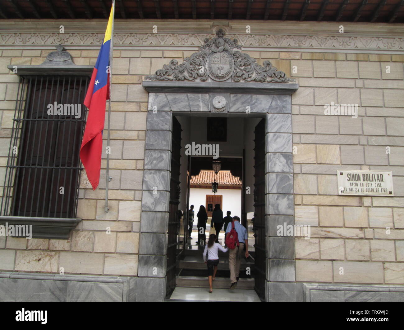 Caracas, Venezuela,Simon Bolivar house birthplace Stock Photo - Alamy