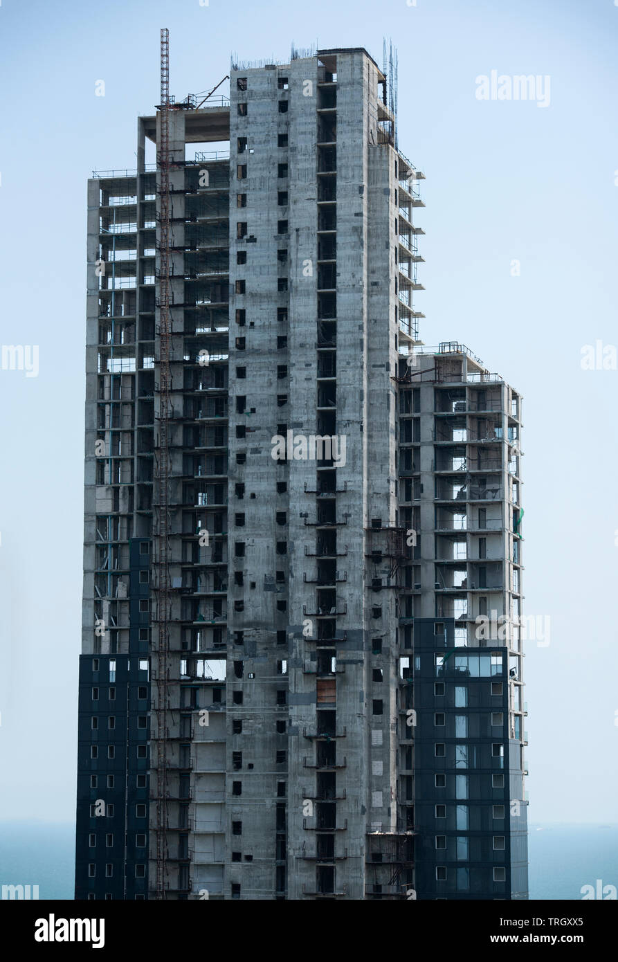 Building construction / abandoned building is not finished Stock Photo ...