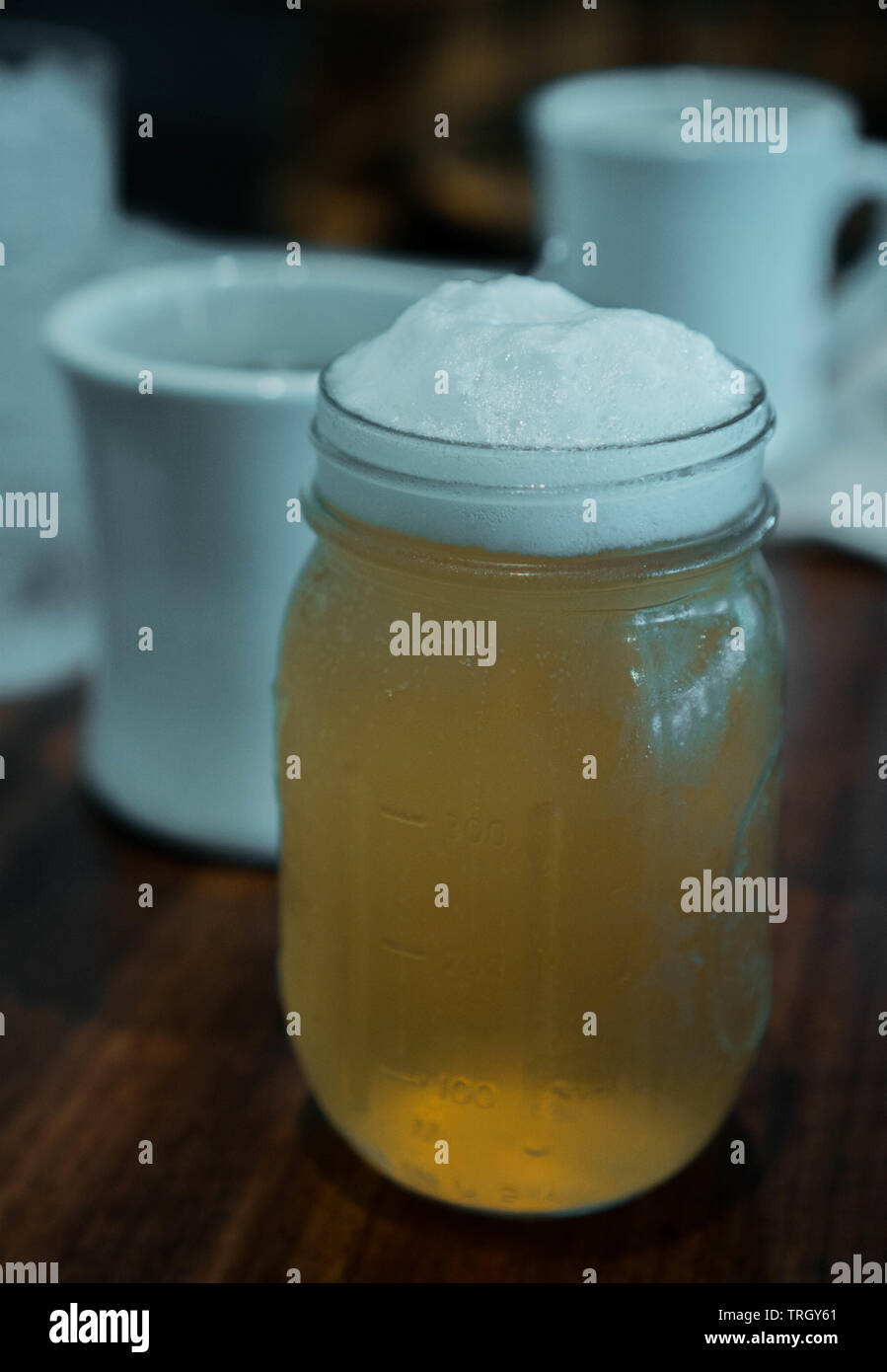 Full mason jar hi-res stock photography and images - Alamy