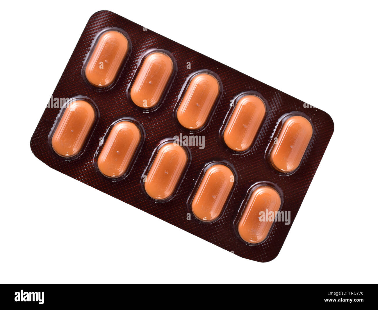 medicine pack isolated on white background Stock Photo - Alamy