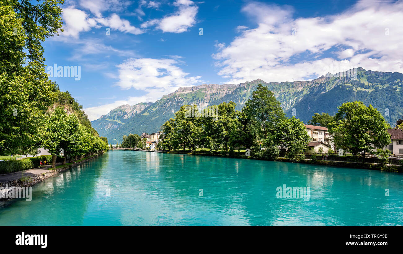 Aare river interlaken hi-res stock photography and images - Alamy