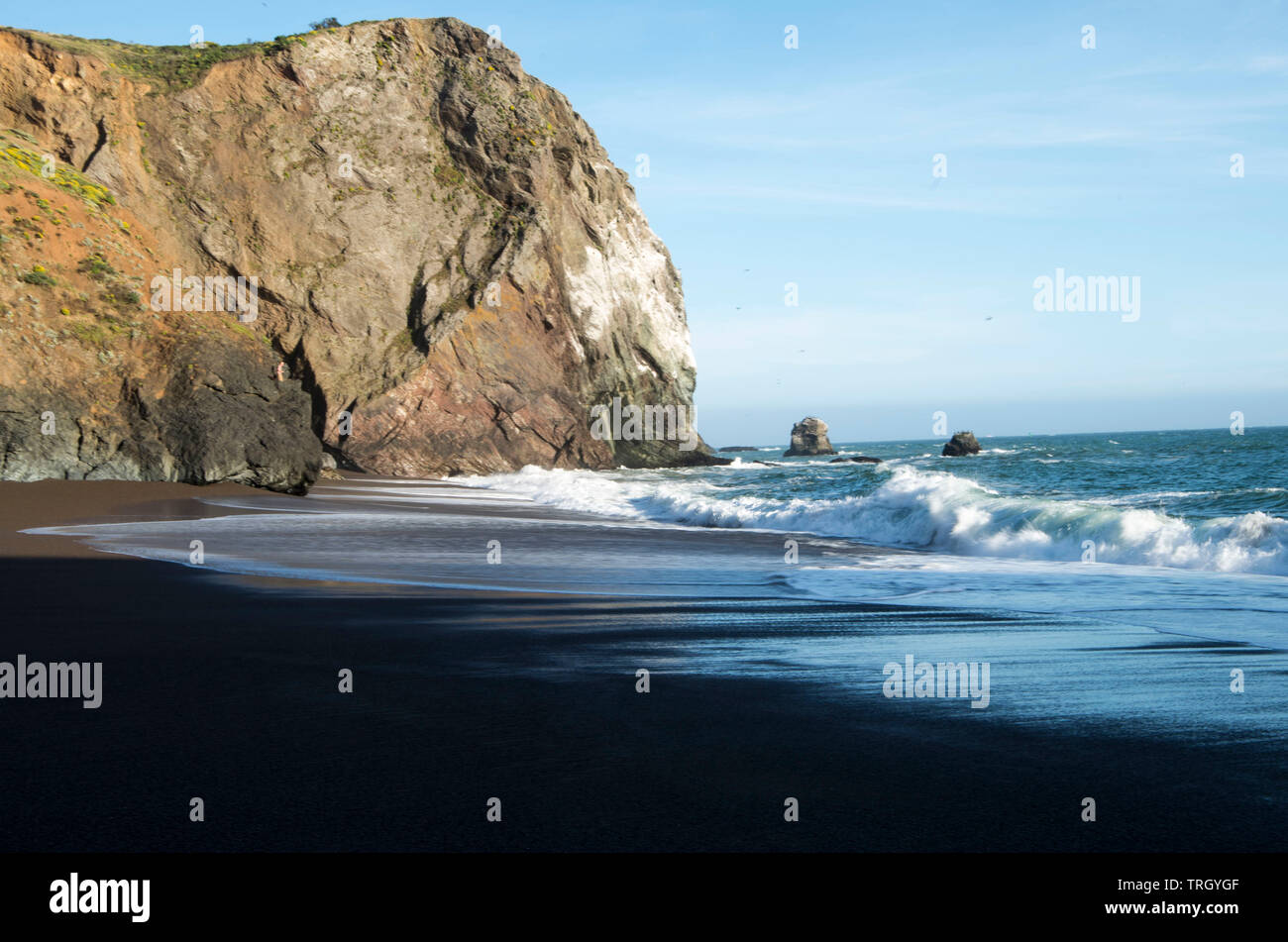 Tennessee Valley Beach offers excellent views of the Pacific Ocean ...