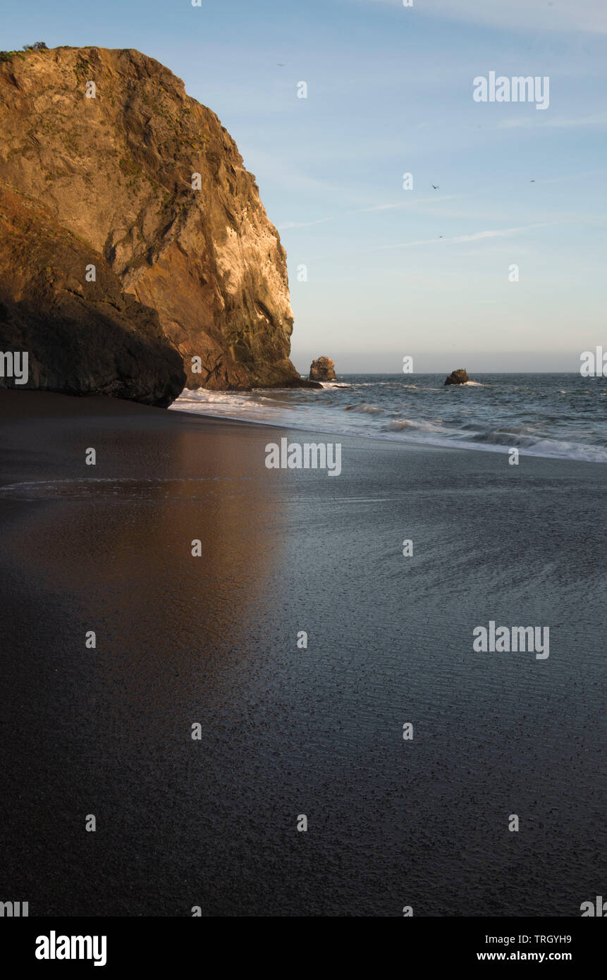 Tennessee Valley Beach offers excellent views of the Pacific Ocean ...