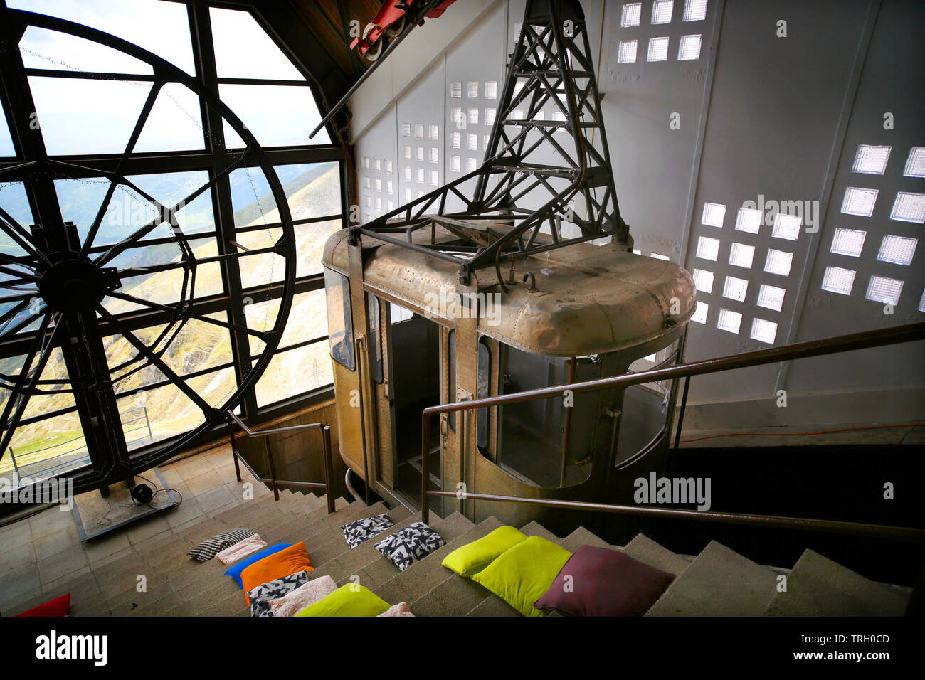 The Old Funivia Or Cable Car That Ran From Fonte Cerreto To Campo Imperatore In The Gran Sasso D