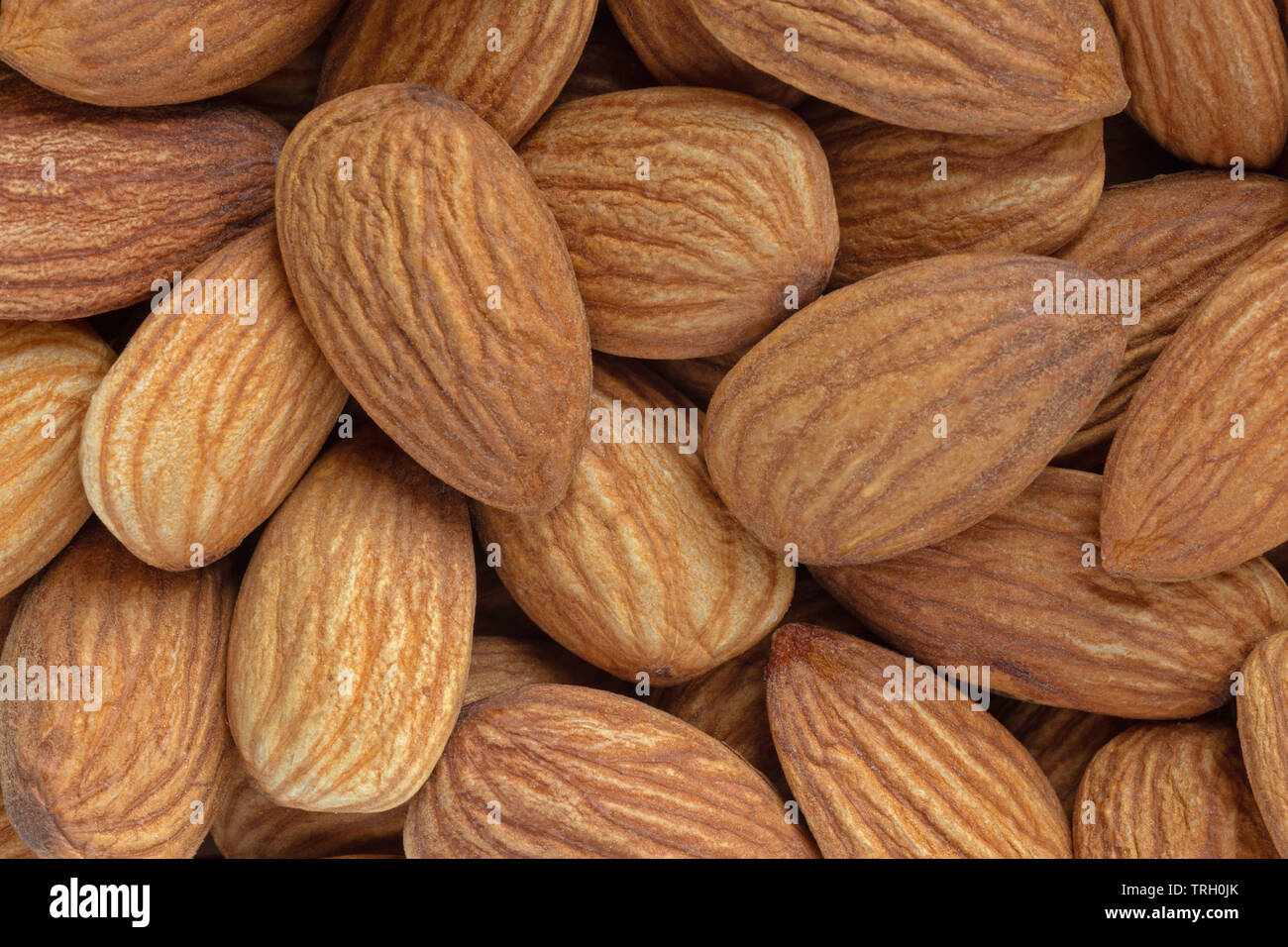 close up of raw shelled almonds Stock Photo - Alamy
