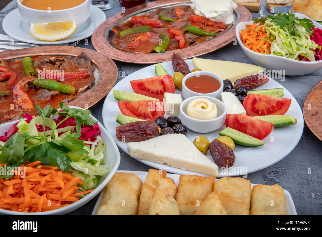 Turkish cuisine; It's also Ramadan 'Iftar'.The meal eaten by Muslims ...