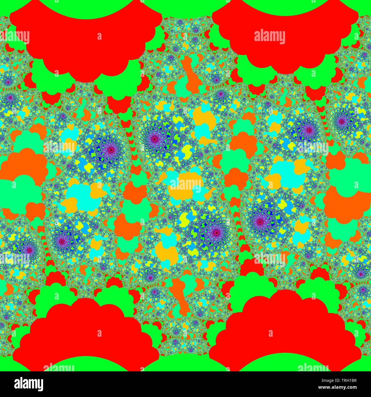 Computer graphics image of the beautiful and fascinating fractal ...