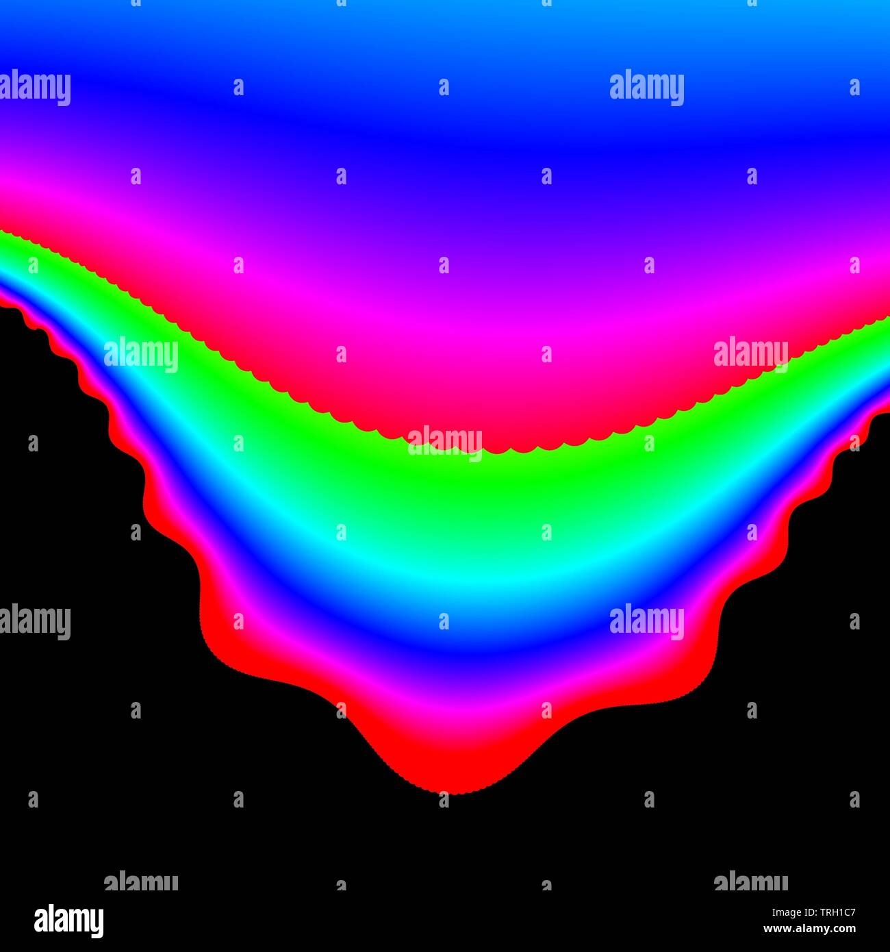 Computer graphics image of the beautiful and fascinating fractal ...
