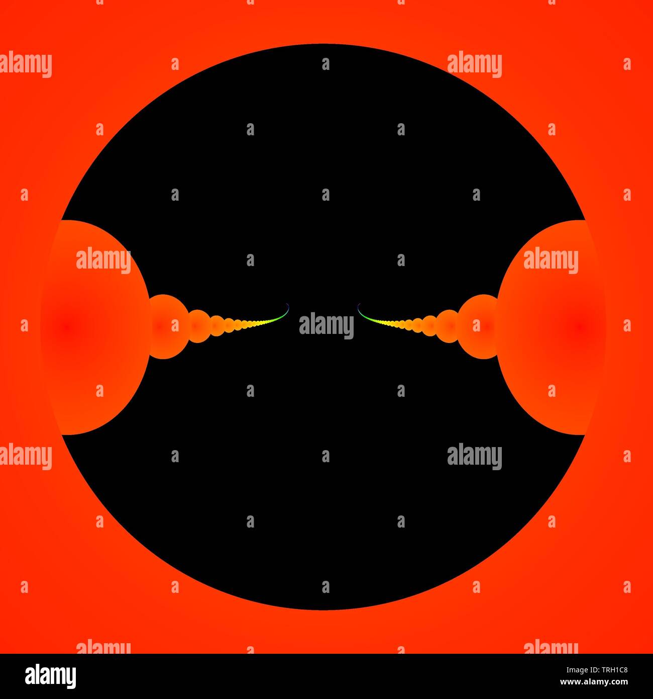 Computer Graphics Image Of The Beautiful And Fascinating Fractal Behaviour Of A Mathematical