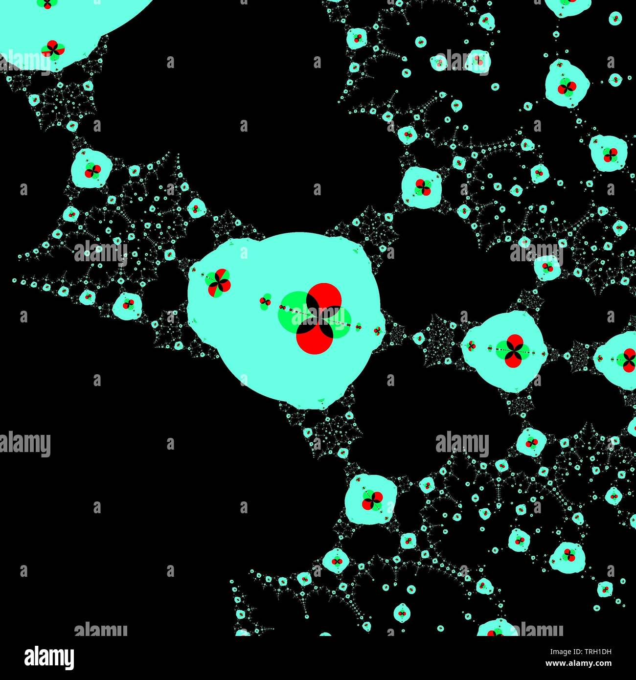 Computer graphics image of the beautiful and fascinating fractal ...