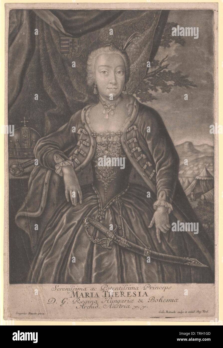 Maria Theresa, Holy Roman empress, Additional-Rights-Clearance-Info-Not ...