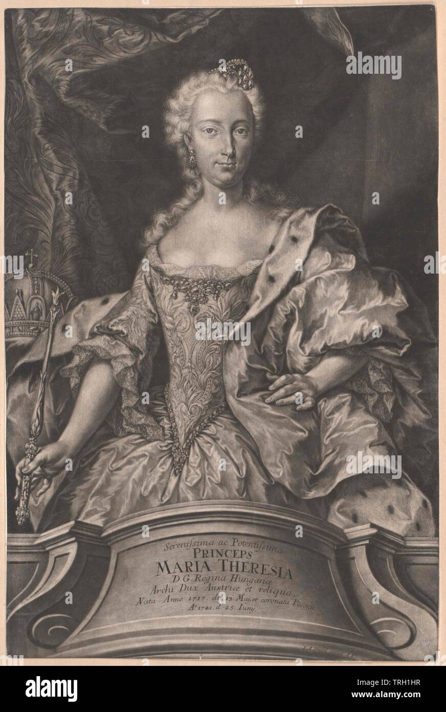 Maria Theresa, Holy Roman empress, Additional-Rights-Clearance-Info-Not ...