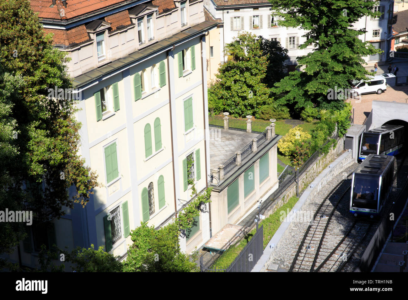 Lugano funicular hi-res stock photography and images - Alamy
