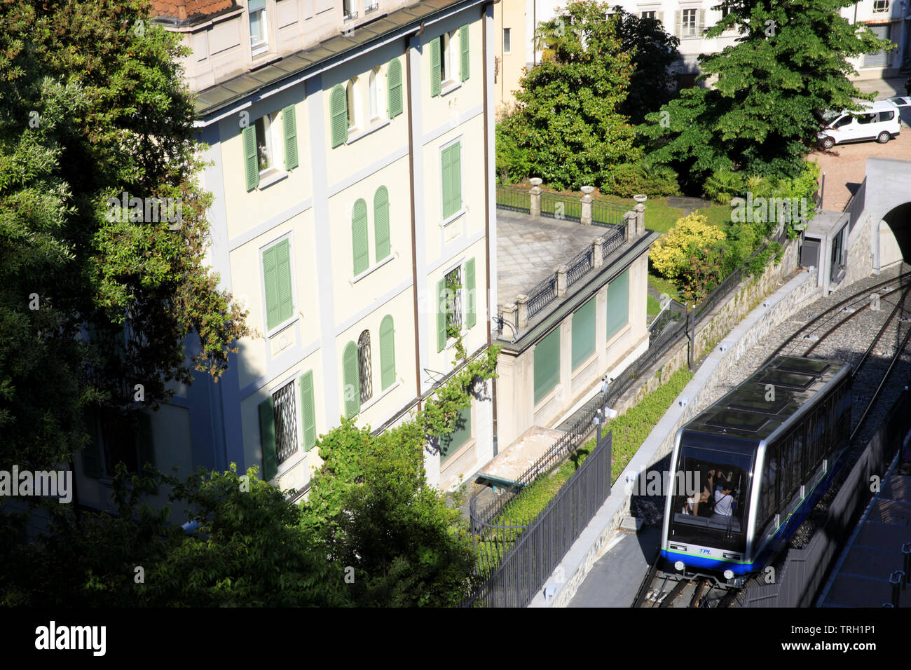 Lugano funicular hi-res stock photography and images - Alamy