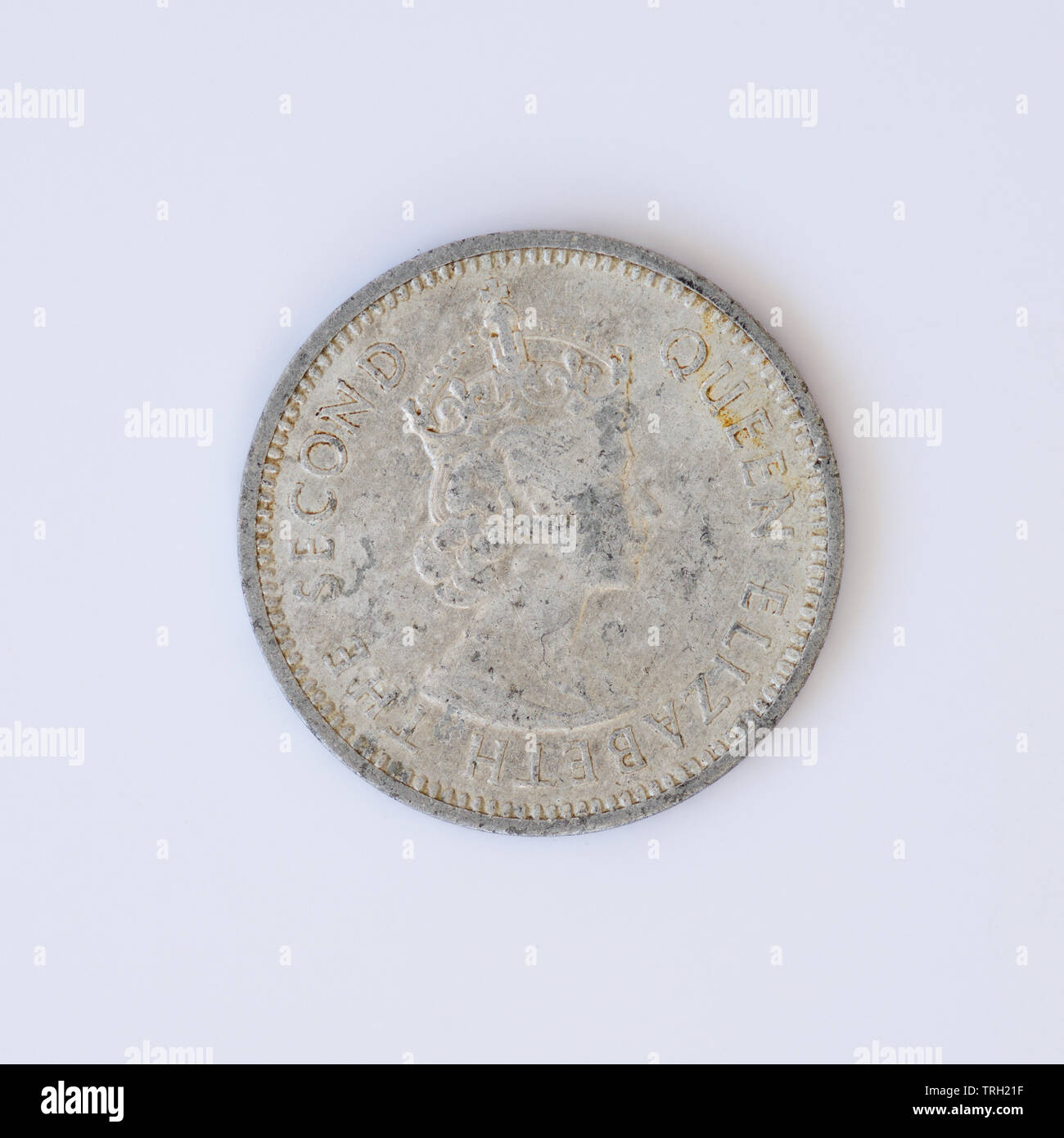 Belize 5 Cents - Elizabeth II Coin - 1979 Stock Photo - Alamy