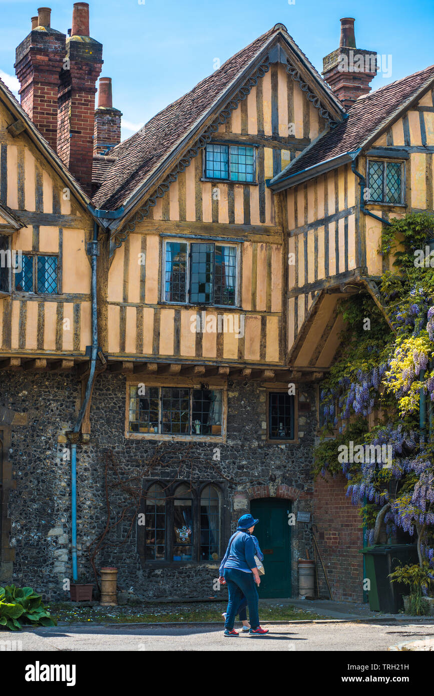 England hampshire winchester priory gate hi-res stock photography and ...