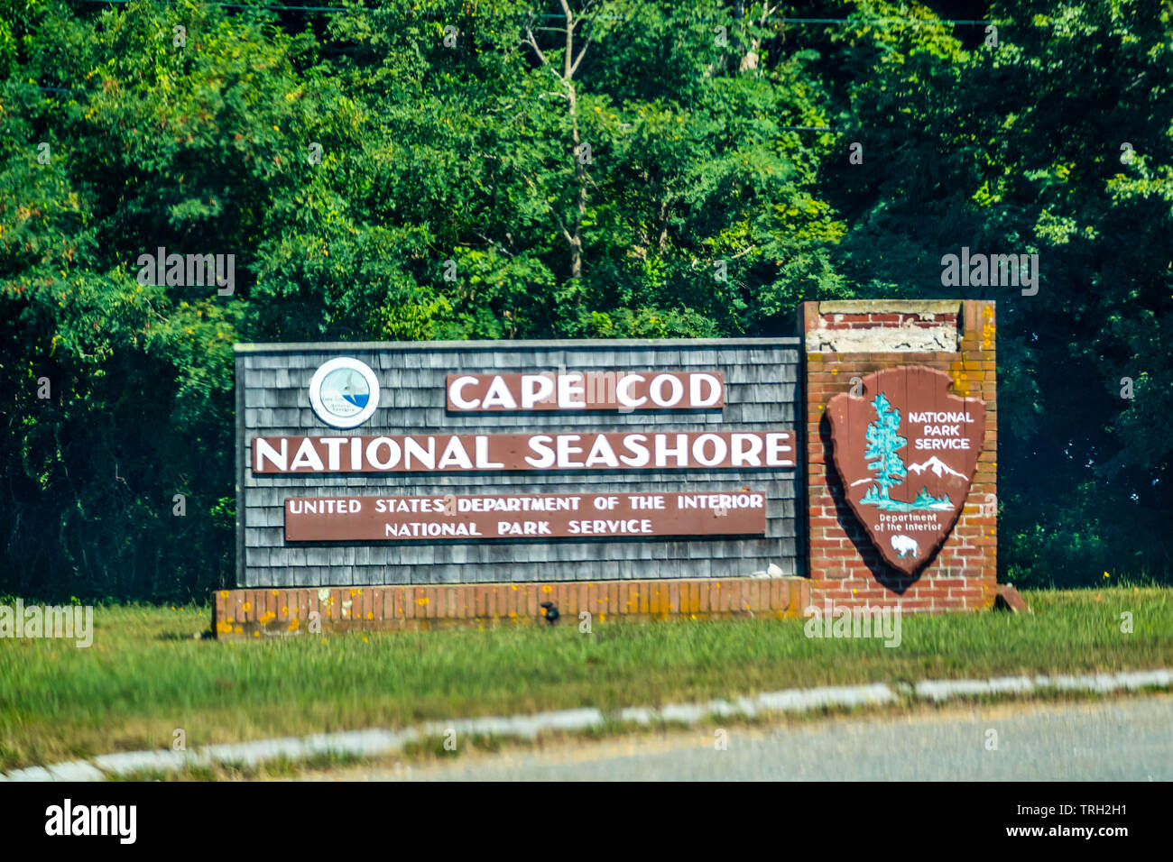 Cape Cod National Seashore, MA, USA - Sept 5, 2018: A welcoming ...
