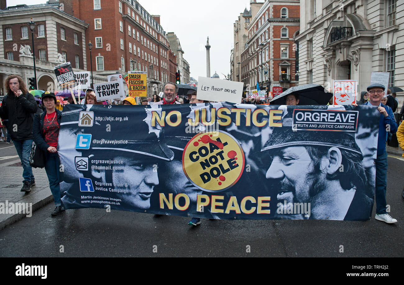 Stop Trump - Demonstration, London 2019 Stock Photo - Alamy