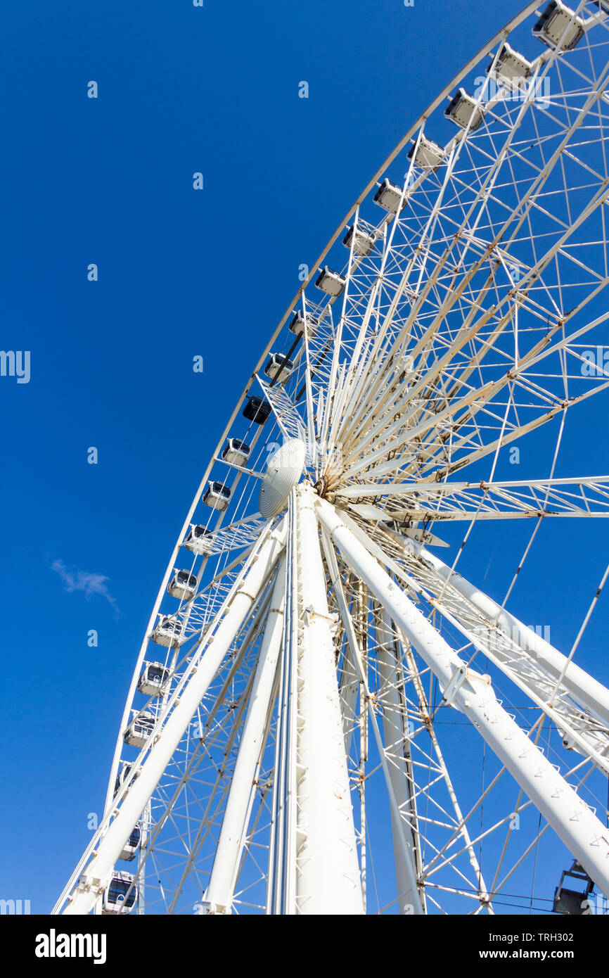 The Wheel of Liverpool ferris wheel ride, sited next to Duke's Dock and ...