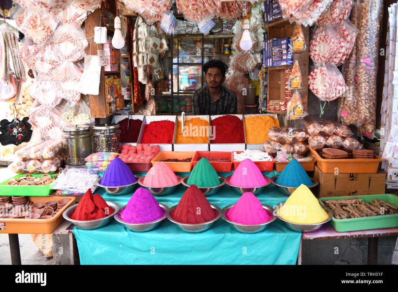 Devaraja Market in Mysore, India Stock Photo - Alamy