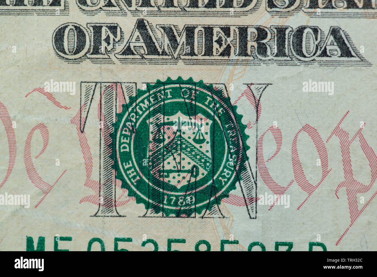 10 dollar bill hi-res stock photography and images - Alamy