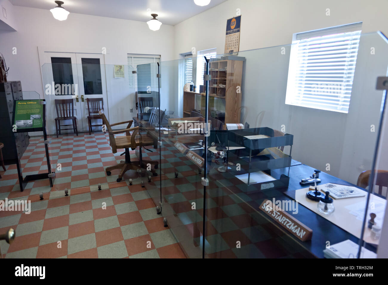 Historically accurate office space at Tuskegee Airmen National Historic ...