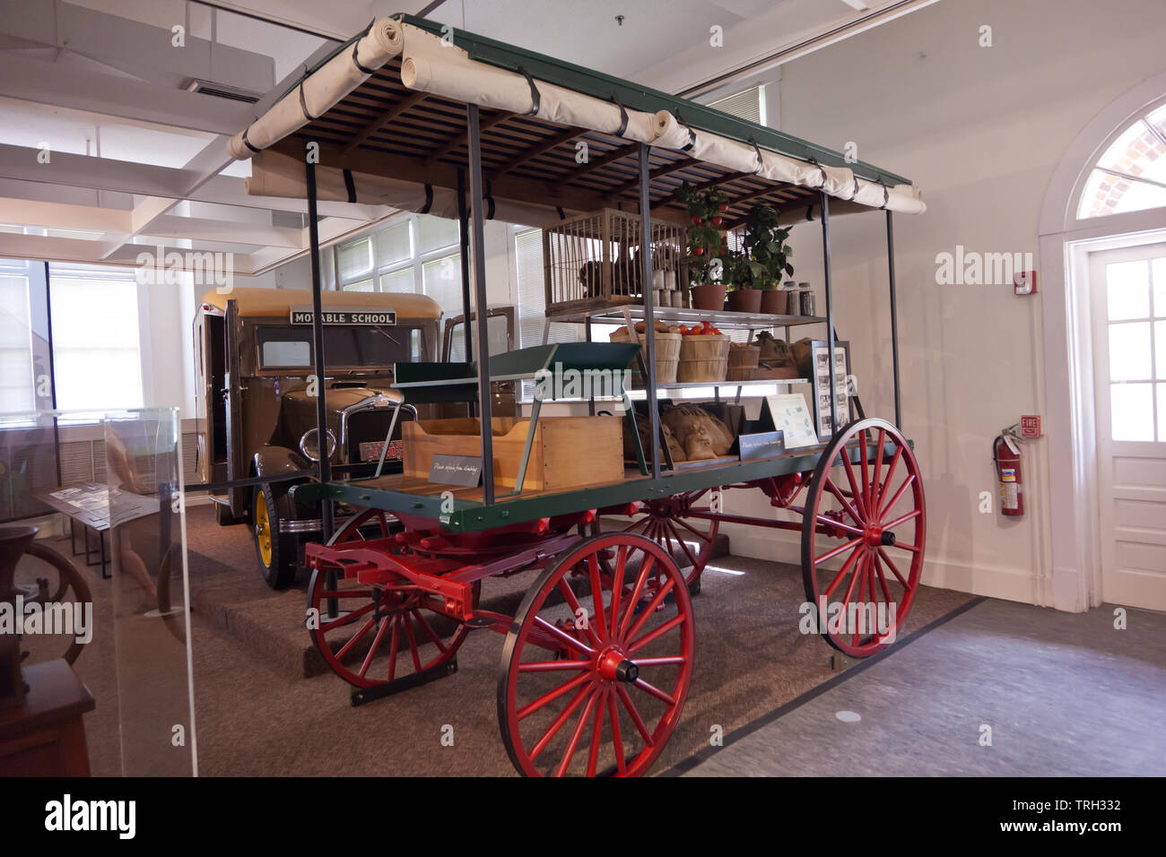 Fresh produce trailer stand on display at the Tuskegee Institute ...