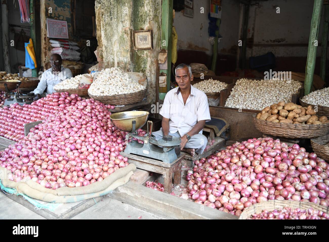 Devaraja Market in Mysore, India Stock Photo - Alamy