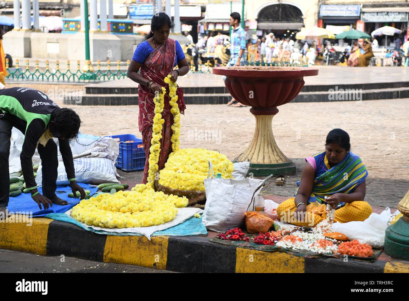 Devaraja Market in Mysore, India Stock Photo - Alamy