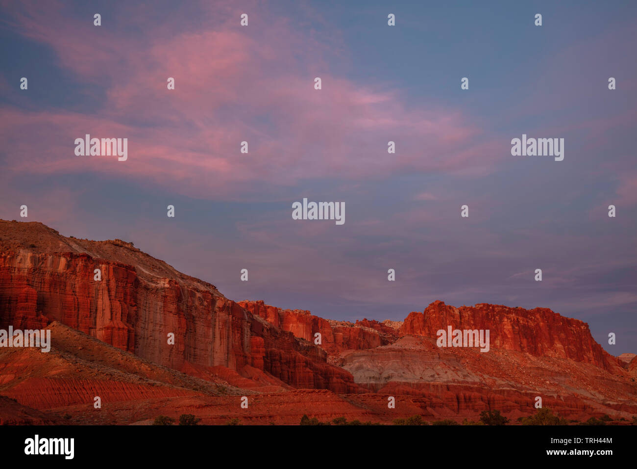 Sunset capitol reef national park hi-res stock photography and images ...
