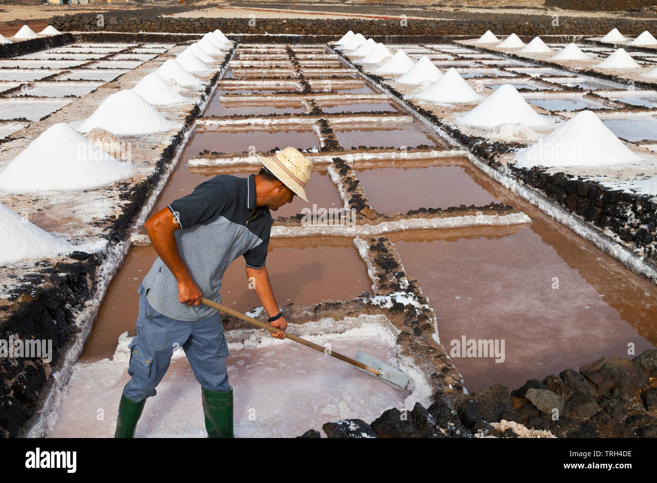Salinas de Janubio. Isla Lanzarote. Provincia Las Palmas. Islas ...