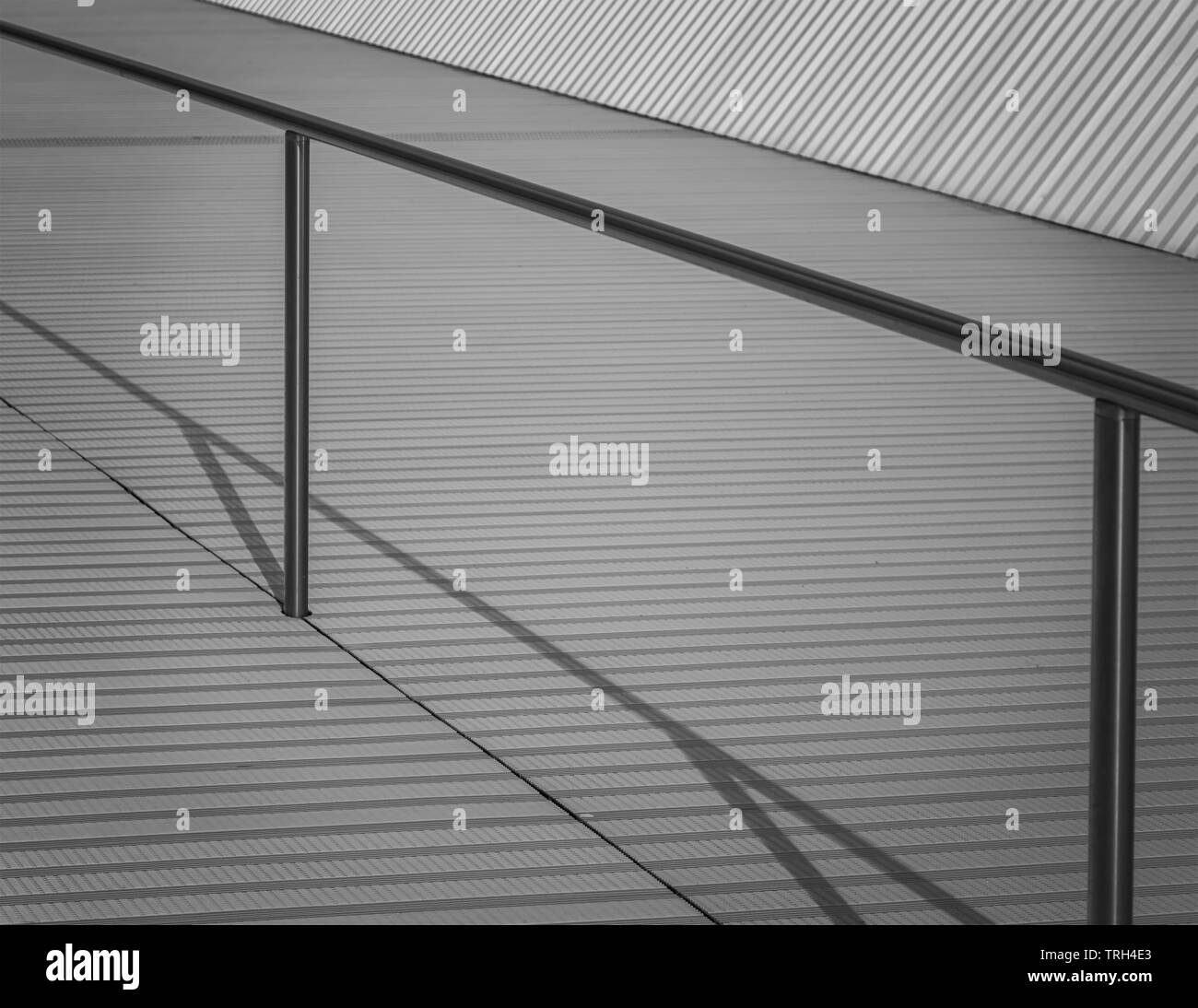 Modern architecture details, black and white Stock Photo - Alamy